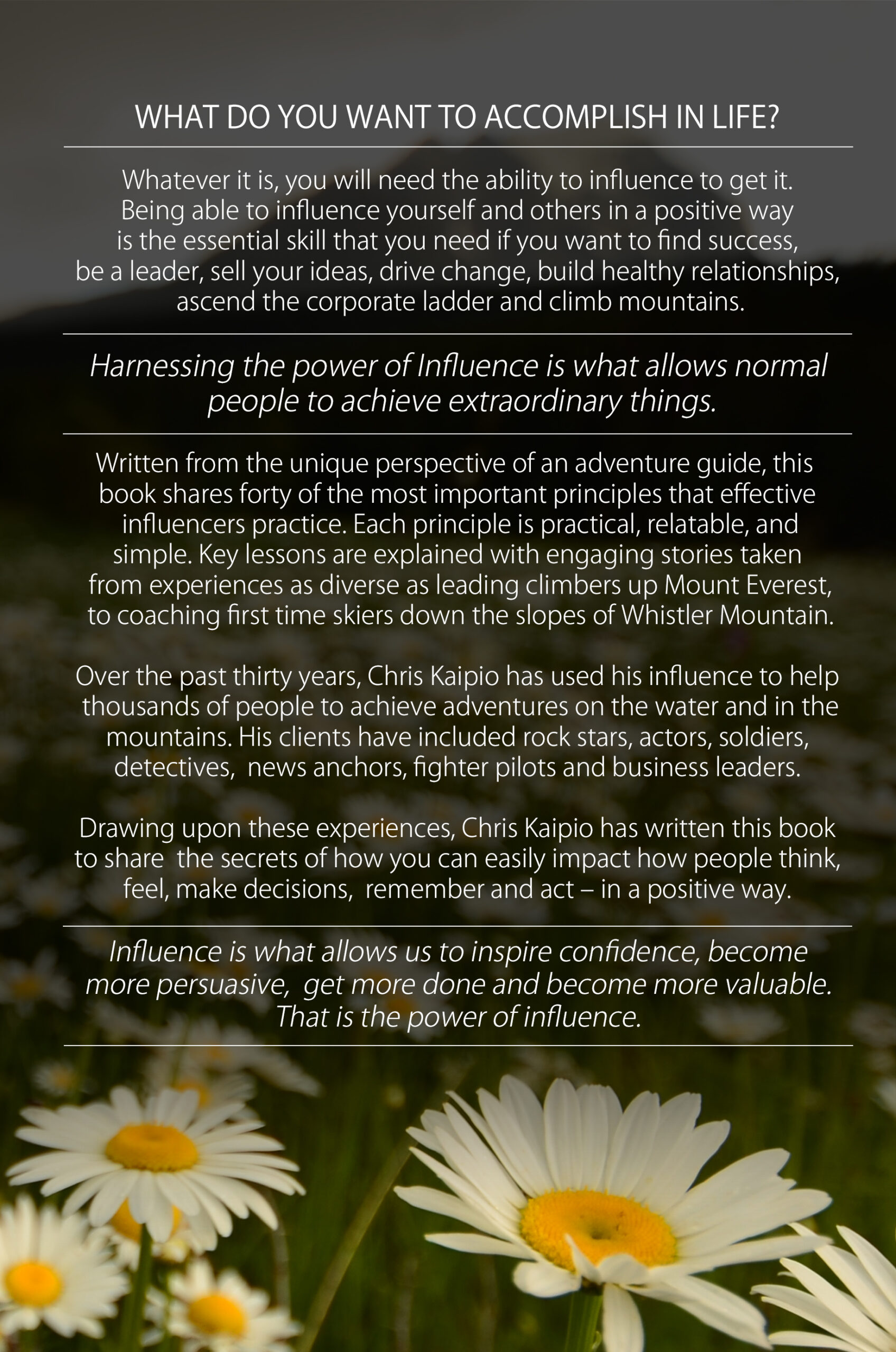 Power to Influence - Delivering Adventure | Podcast